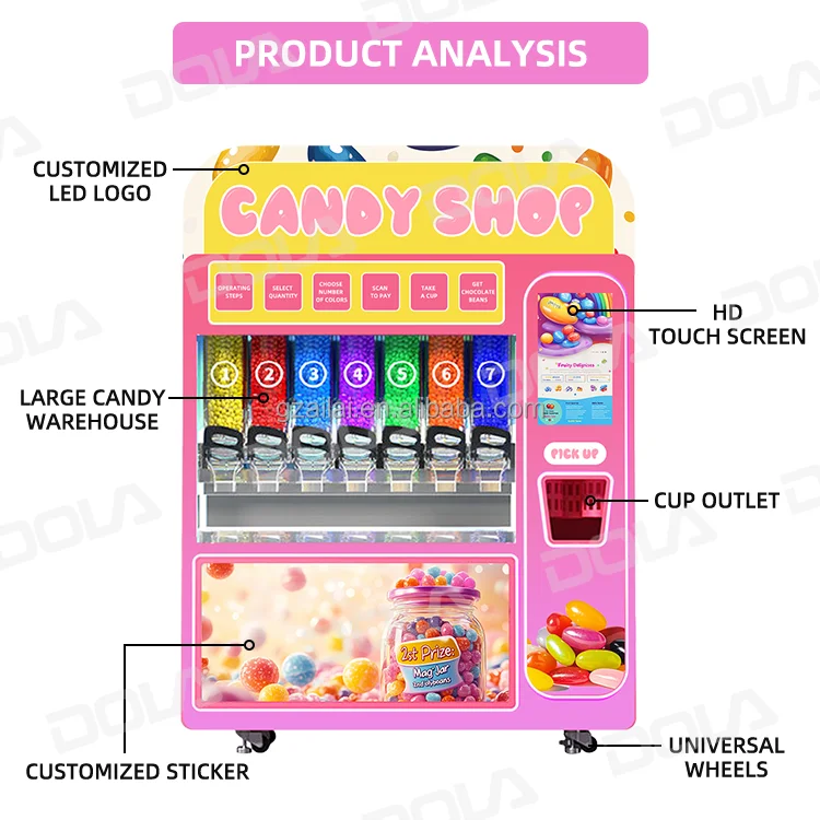 DOLA Smart Candy Dispenser Vending Machine for Businesses