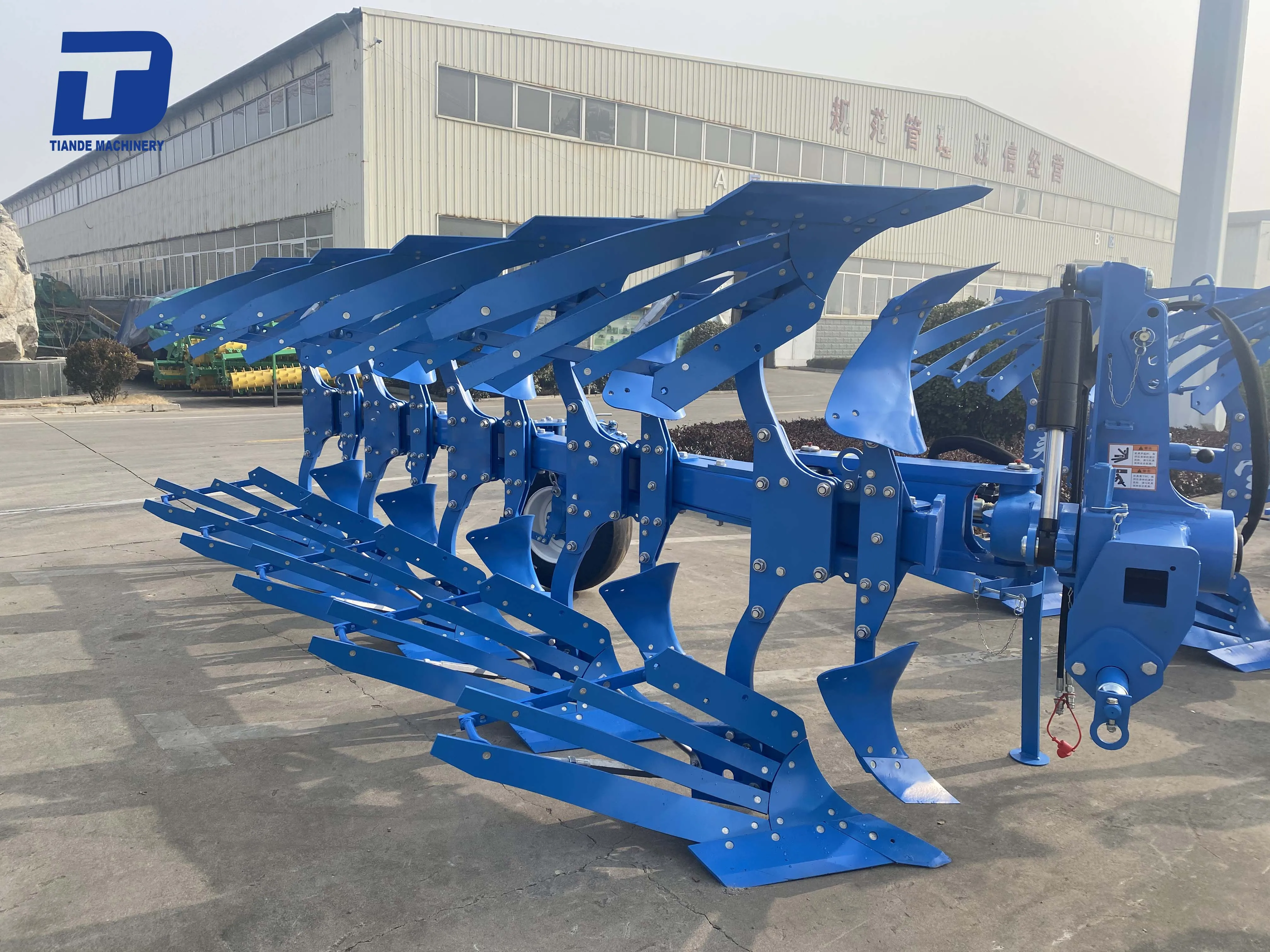 Farm Cultivator Hydraulic Reversible Turning Plough Machine Share Plow ...