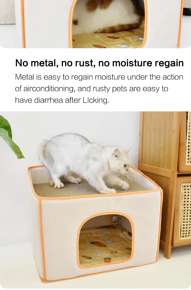 Modern Pet House Bed Cat Box For Truck With Window Scratch Box Board ...