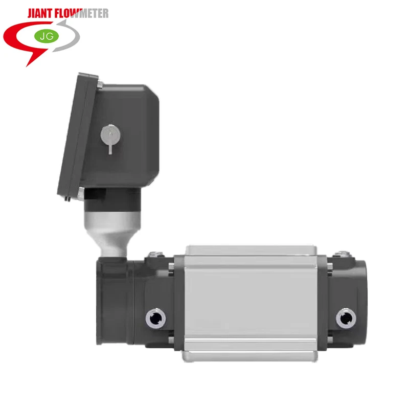Jiant Gas Roots Flowmeter Flange Connection Rs485 4-20ma Gas Waist Wheel Flowmeter With Display ...