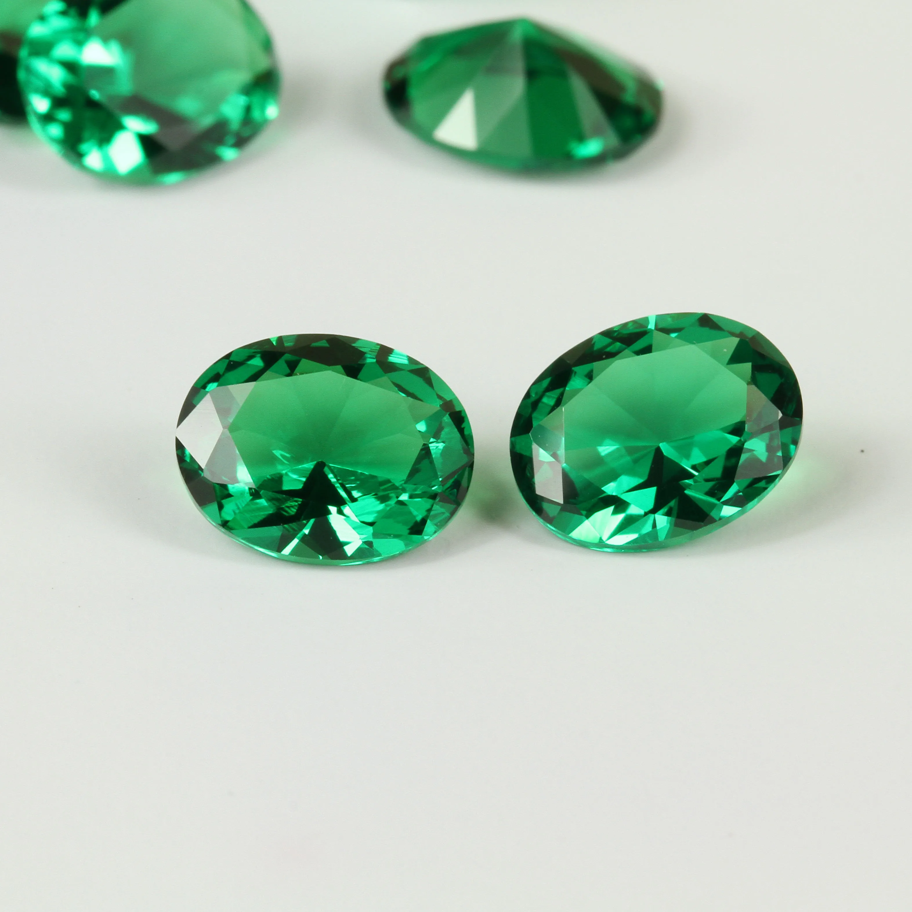 Emerald Green Color Nano Gemstones 5a Quality 0val Cut Pear Cut 5x7mm ...