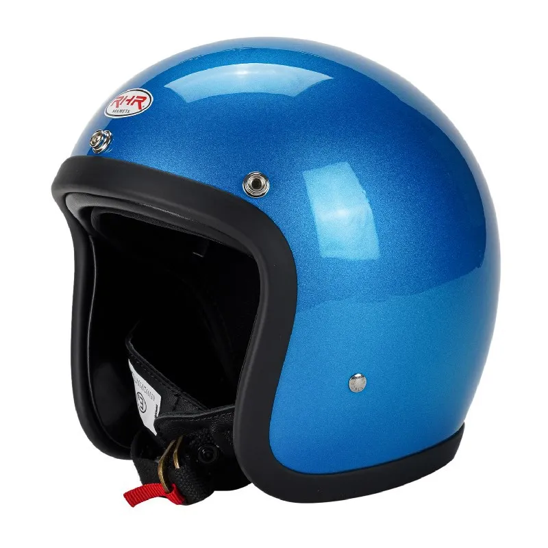 500tx Retro Vintage jet half Open Face Motorcycle Helmet in Fiberglass ...