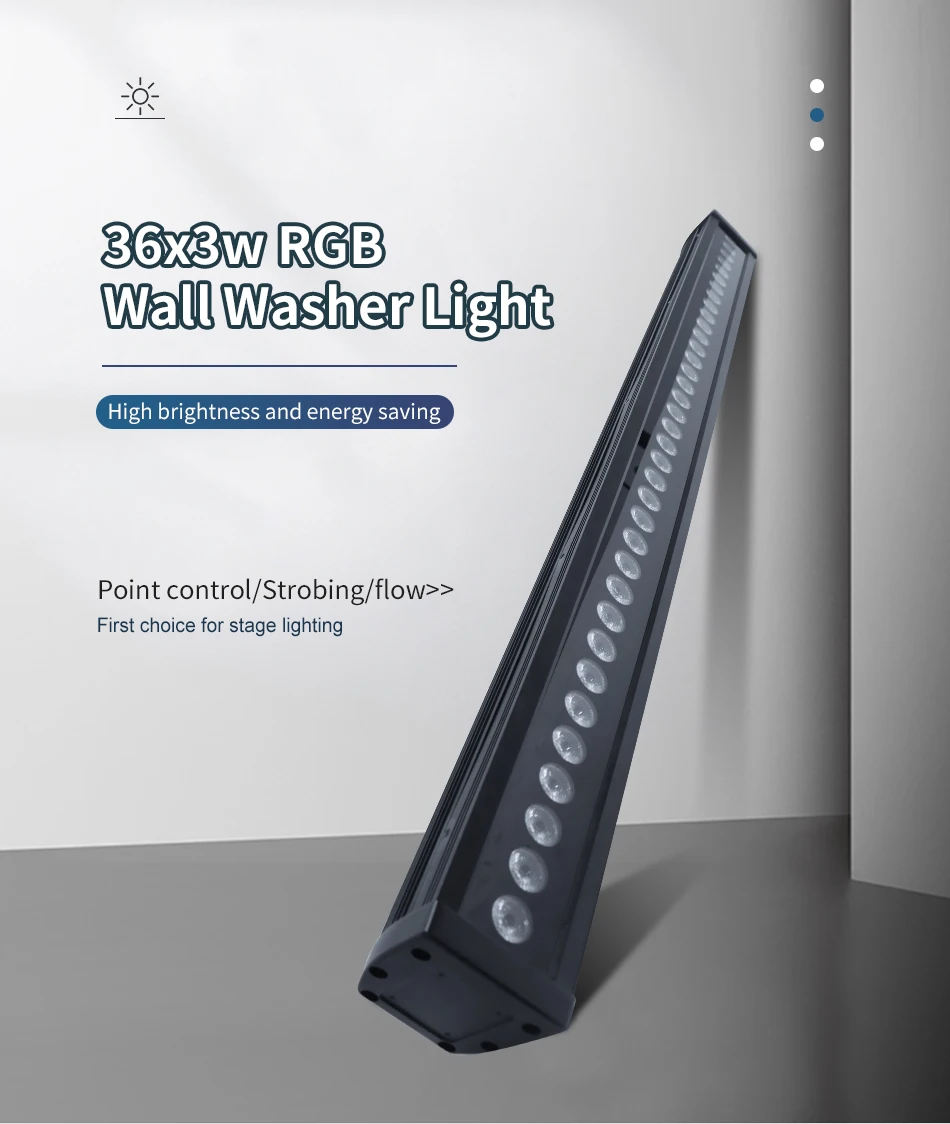 36pcs 3w Ip65 Led Wall Washer Light Rgb Led Wall Washer Dmx Aluminum ...