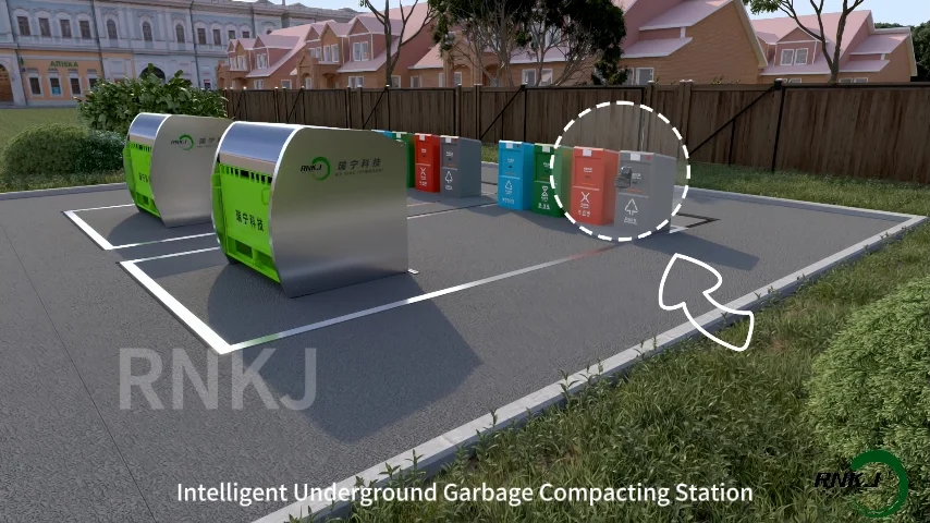 Rnkj Smart Underground Garbage Bins Waste Container Collection System ...