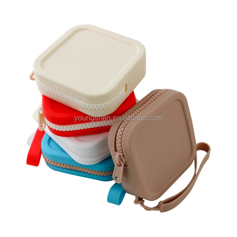 Wholesale High Quality Silicone Coin Purse Pouch Custom LOGO