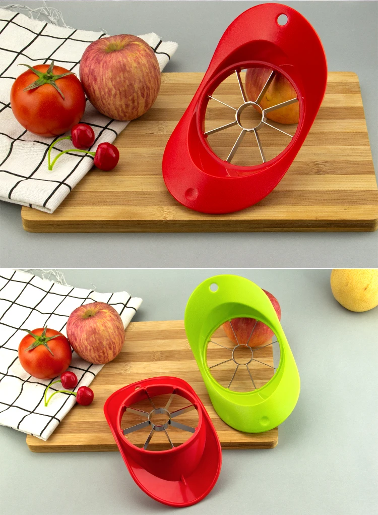 8 Slices Vegetable Chopper Fruit Cutter Machine Stainless Steel Apple ...