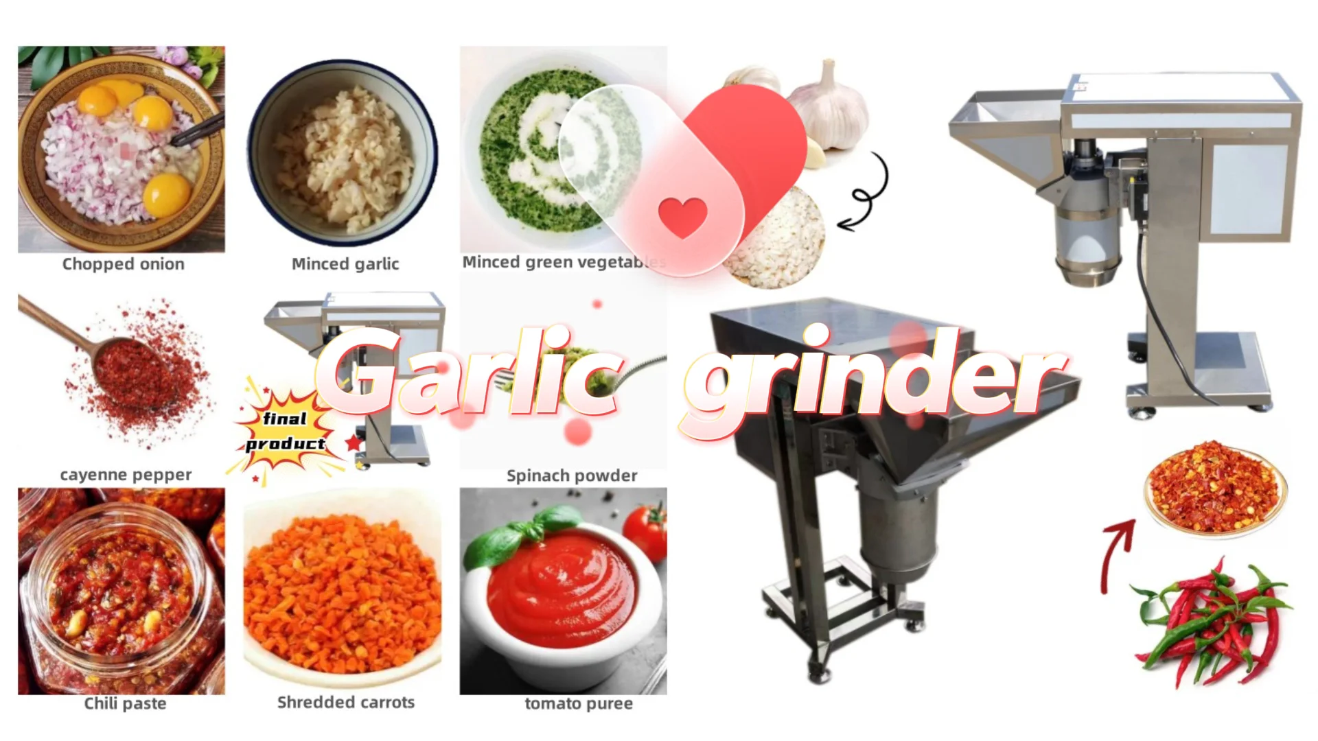 Industrial taro grinder tomato Puree Grinding Machine garlic Masher ...