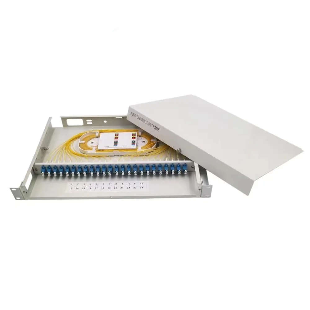 High Quality 1U ODF Fiber Optic Telecom Parts 24/48 Port Ftth Terminal ...