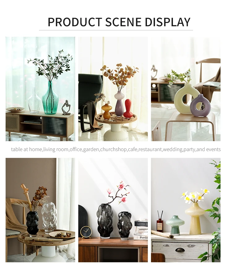 RYLAVA Hand- Blown Glass Vase for Home Decoration Custom Sizes Vase ...