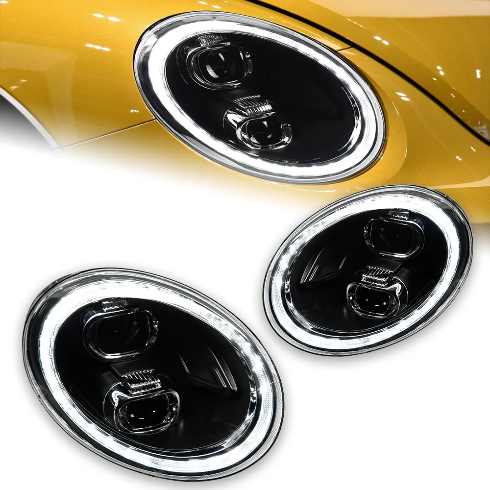 Car Lights For Vw Beetle Headlight Projector 2013-2018 Dynamic Signal ...
