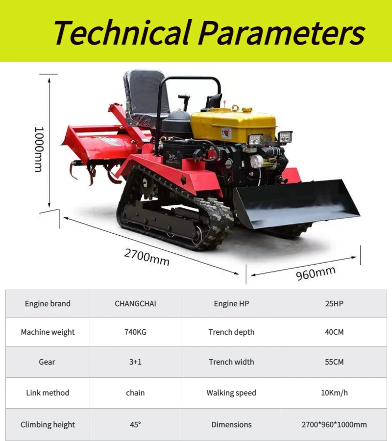 Rotary Hoe Tiller Cultivator Farm Machinery New Multifunctional Mini ...