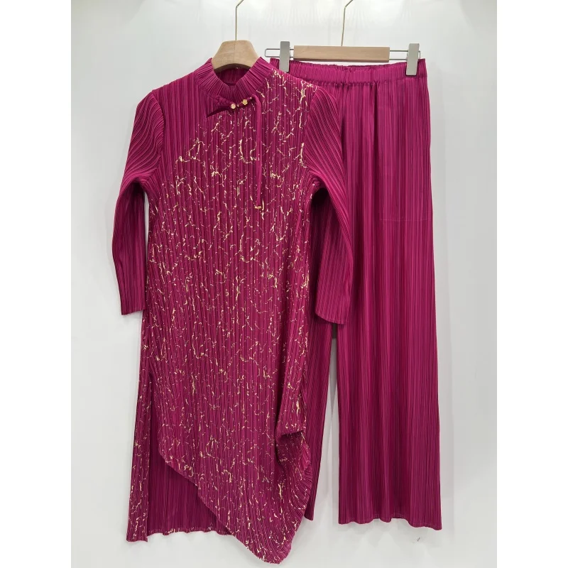 Tian Bao Fold Women's 2024 Foreign Trade Wholesale New Solid Color Hot ...