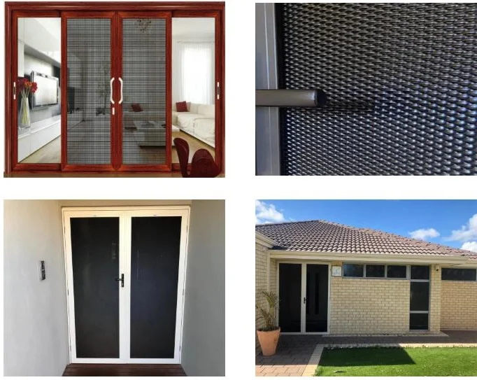 Expanded Aluminum DVA Mesh One Way Vision Window Screen Mesh for ...