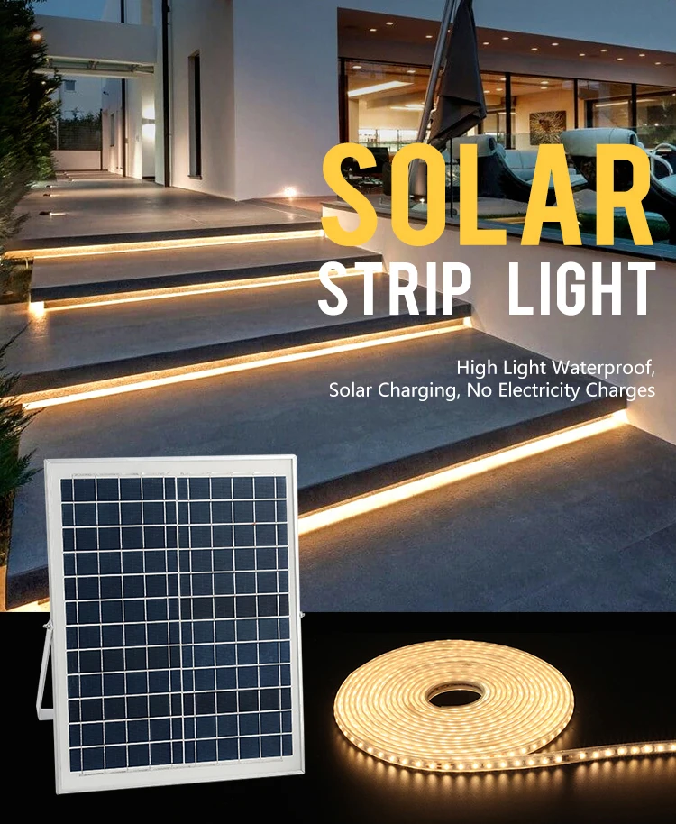 Outdoor IP65 Holiday Decoration Celebration Solar Strip Light 5v RGB ...