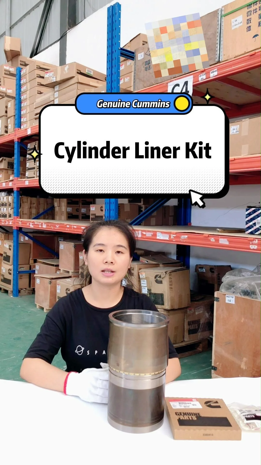 Diesel Engine Spare Parts Cummins Isx15 Qsx15 Liner Kit 3690557 4376168 ...