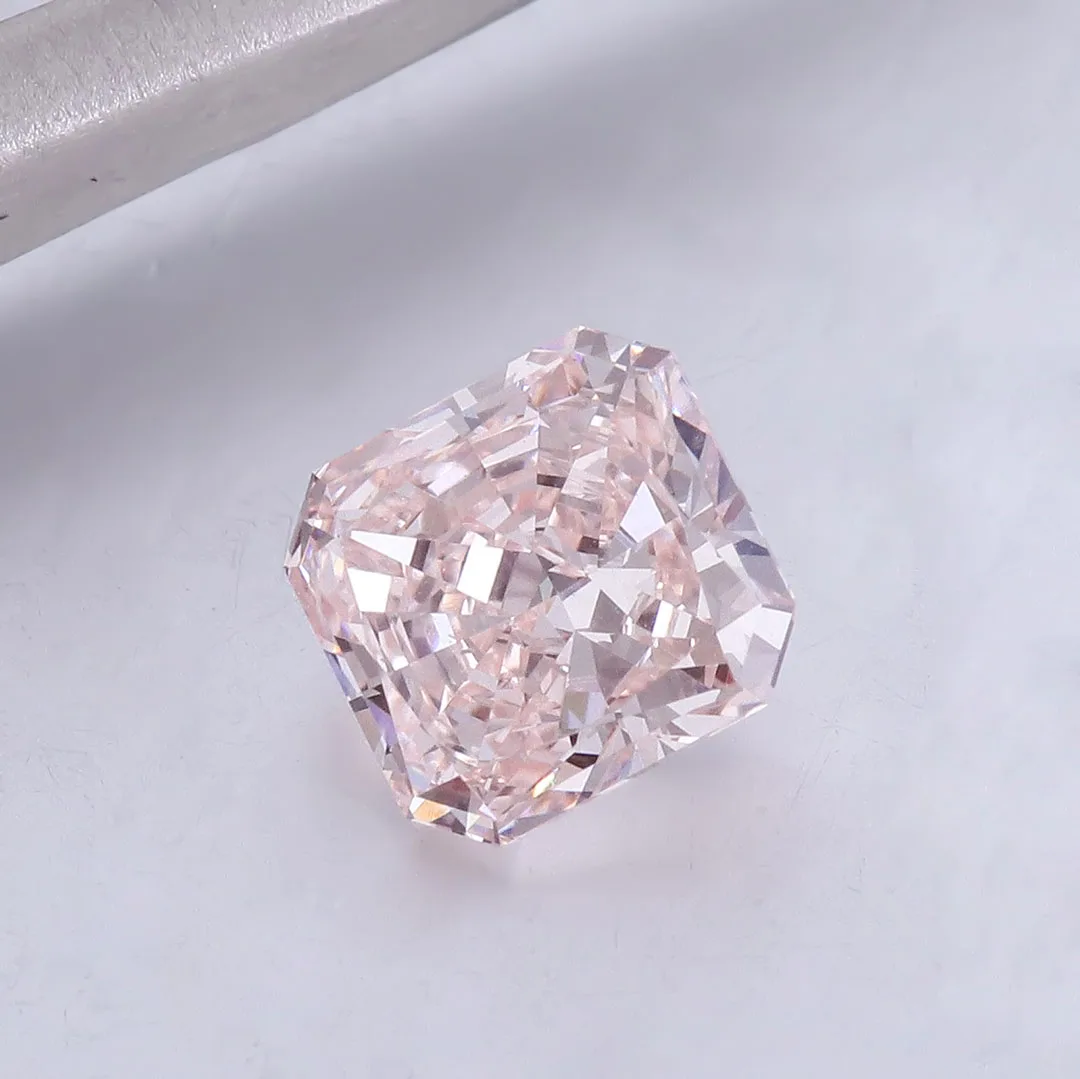 Lab Diamonds Wholesale Price 1.09ct Radiant Brllliant Cut Sakura Fancy ...