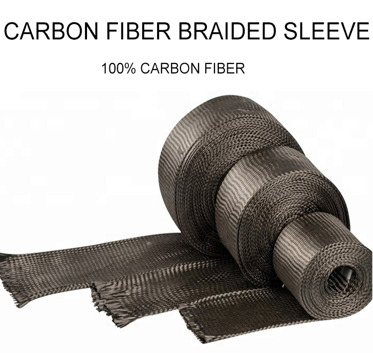 GDE Composites Carbon Fiber Braided Sleeves - Durable & Lightweight