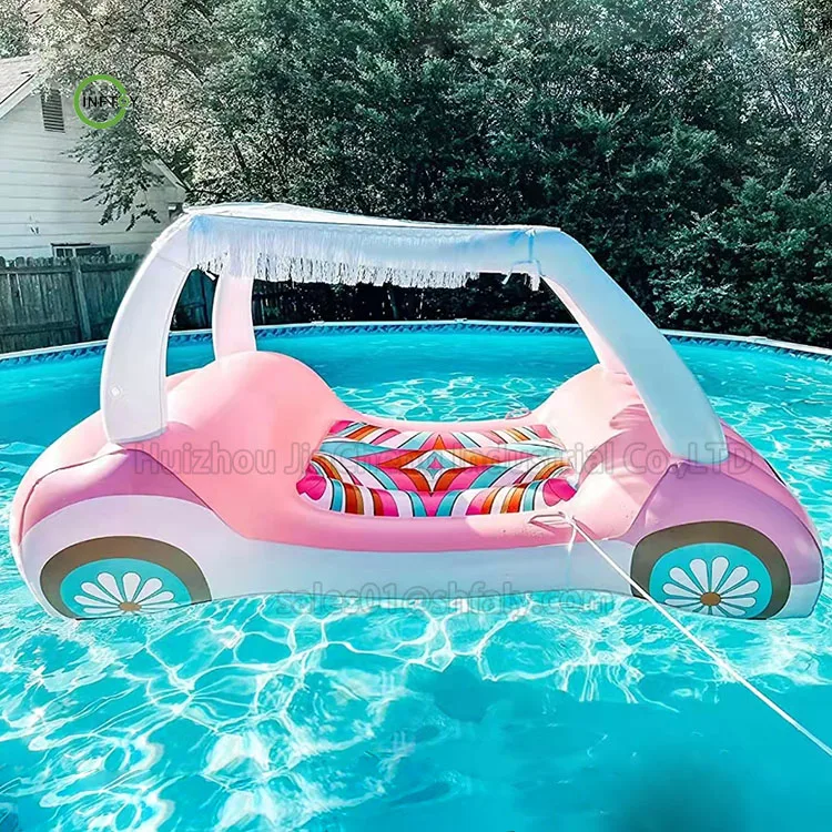 Luxury Inflatable Golf Cart Pool Float - Land & Water Use