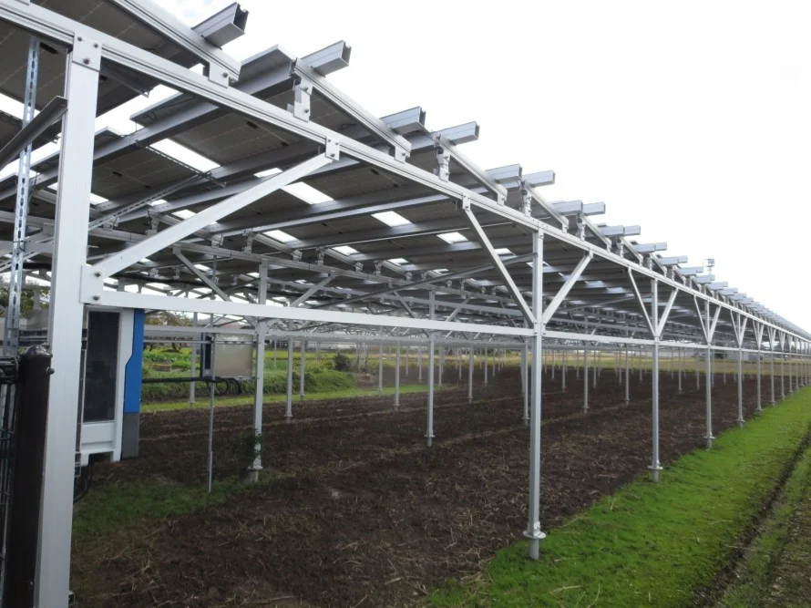 Panel Solar Mount - Efficient Agricultural Greenhouse Setup