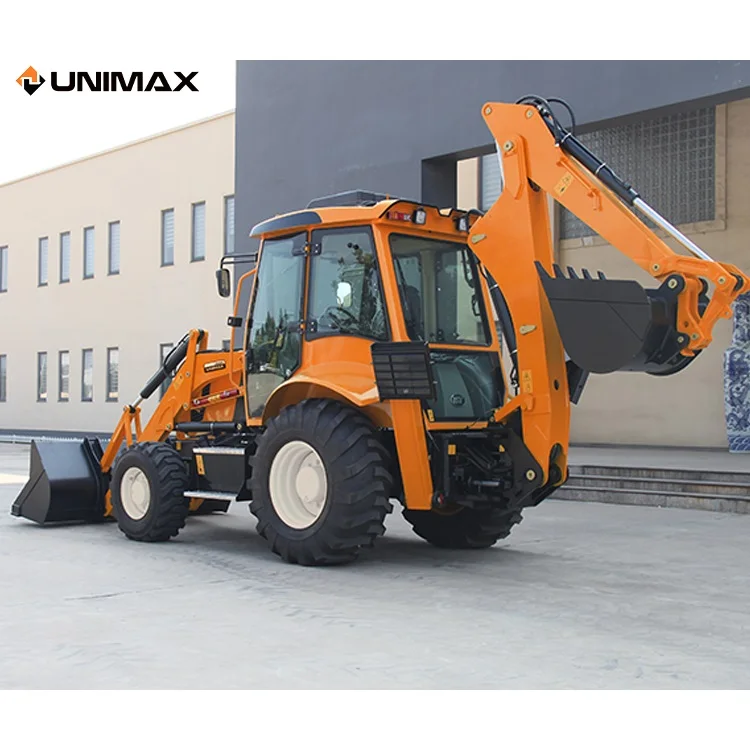 Retroexcavadora Mini Tractor Backhoe Loader With Wheel Backhoe And ...