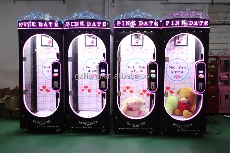 Factory Wholesale Coin Operated Arcade Pink Date Plush Toy Prize ...