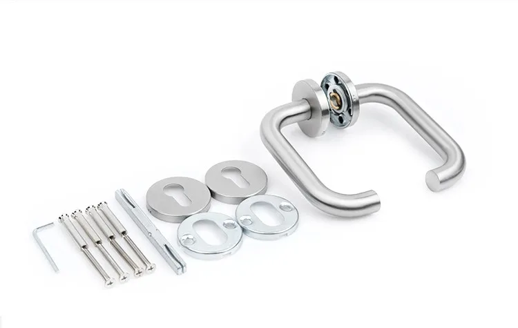 304/316 Stainless Steel U Shape Handle European Tube Lever Type Door ...