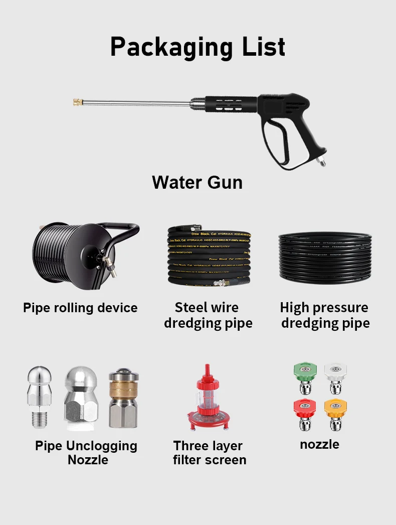 Commercial 1.6KW Electric Power Sewer Pipe Unclogging Cleaning Machine ...