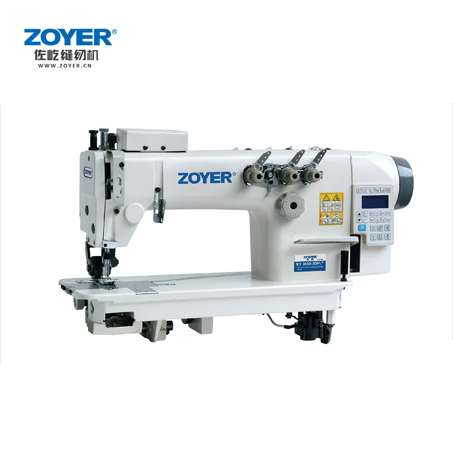 Zy3800-3dpl Zoyer Front Back Three Needdle Chain Stitch Direct Drive ...