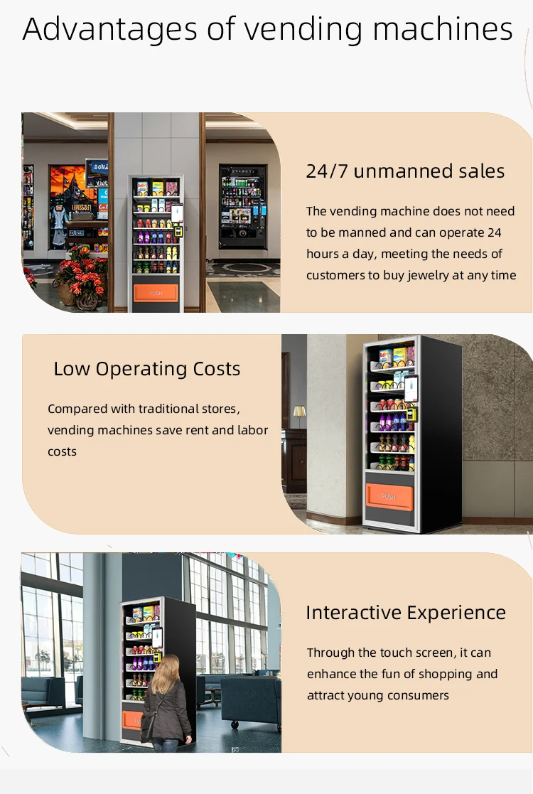 Self Selling Energy Drink Vending Machine With Refrigerated Open ...