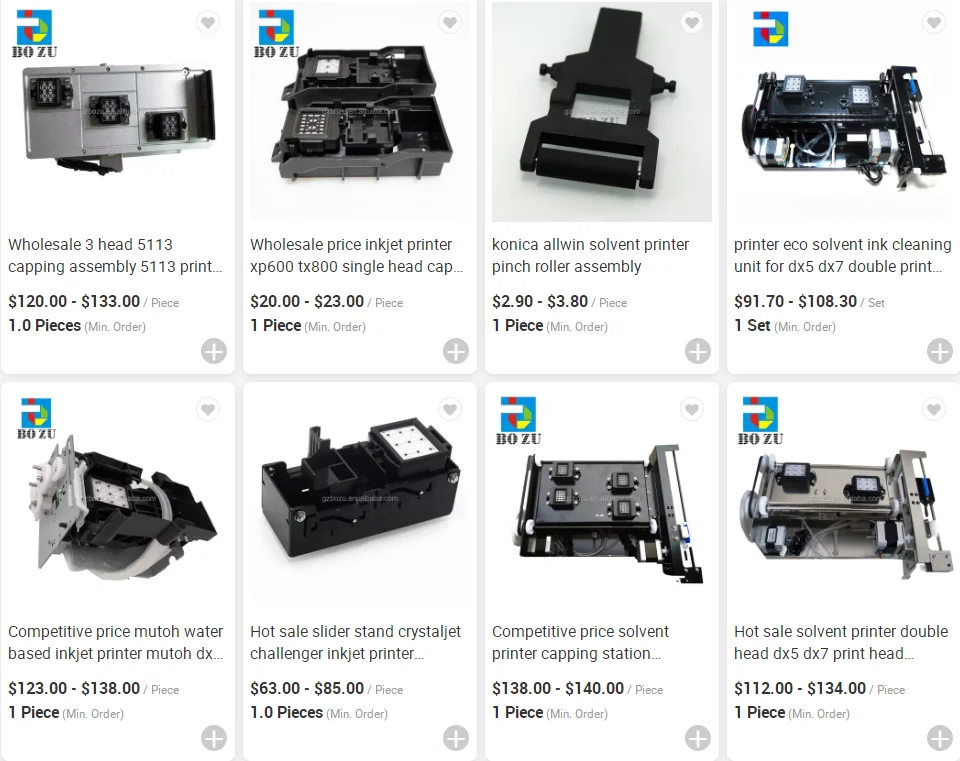 BOZU I3200 A1 Printhead Capping Station for 4 Head DTF Printer OEM