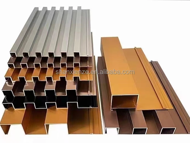 Wood Grain Aluminum Battens for Exterior Facade Cladding