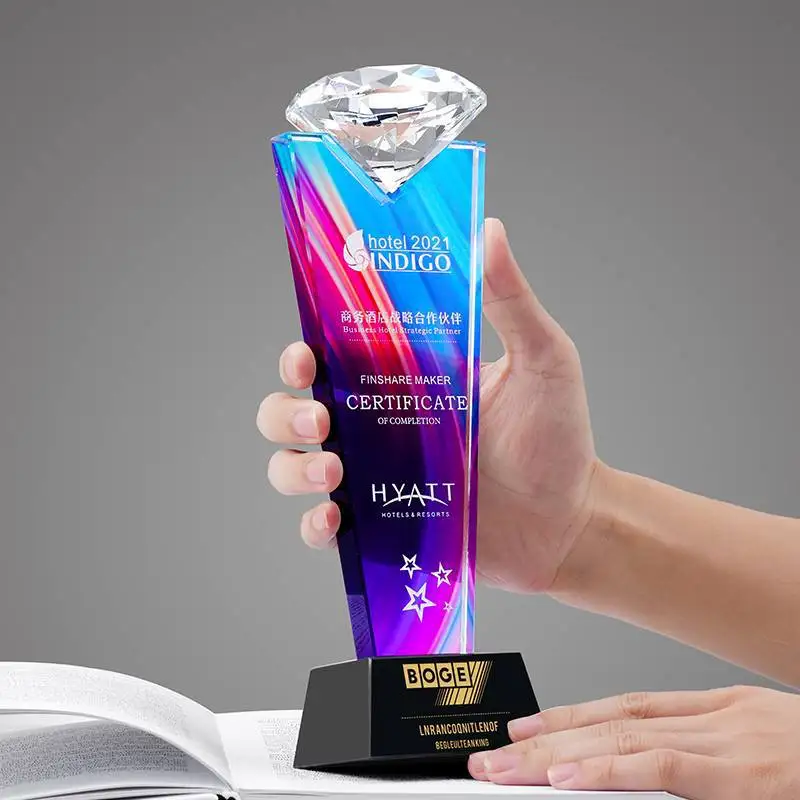 Baixue Factory Commemorative Awards Commemorative Medal Making Crystal ...