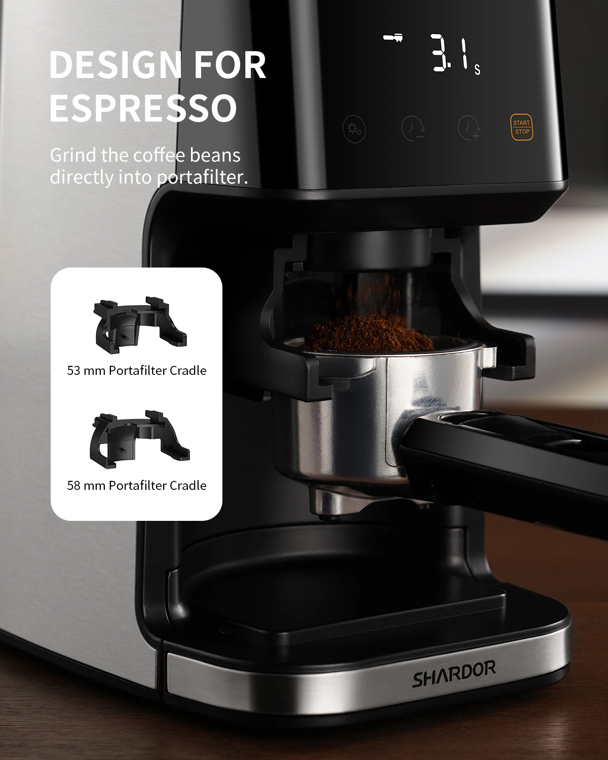 Shardor Coffee Bean Grinder - Precision and Convenience