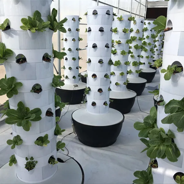 Vertical Hydroponic System with 288 Holes - Easy Growth