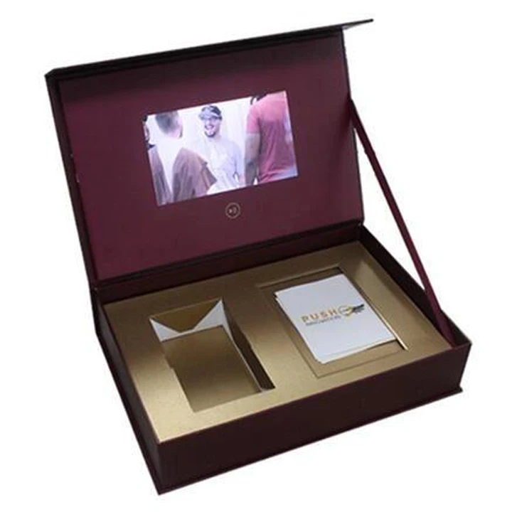 Custom Print Video Brochure Box 2.4 2.8 4.3 5 7 Inch Hd Screen Lcd ...