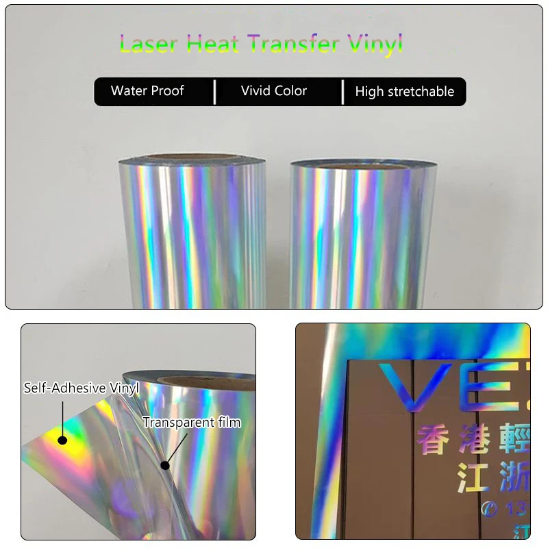 New Laser Self Adhesive Vinyl Holographic Printable Car Body Wrap Vinyl ...
