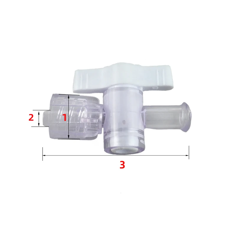 Luer Male/female Two-Way Valve Syringe/needle Adapter