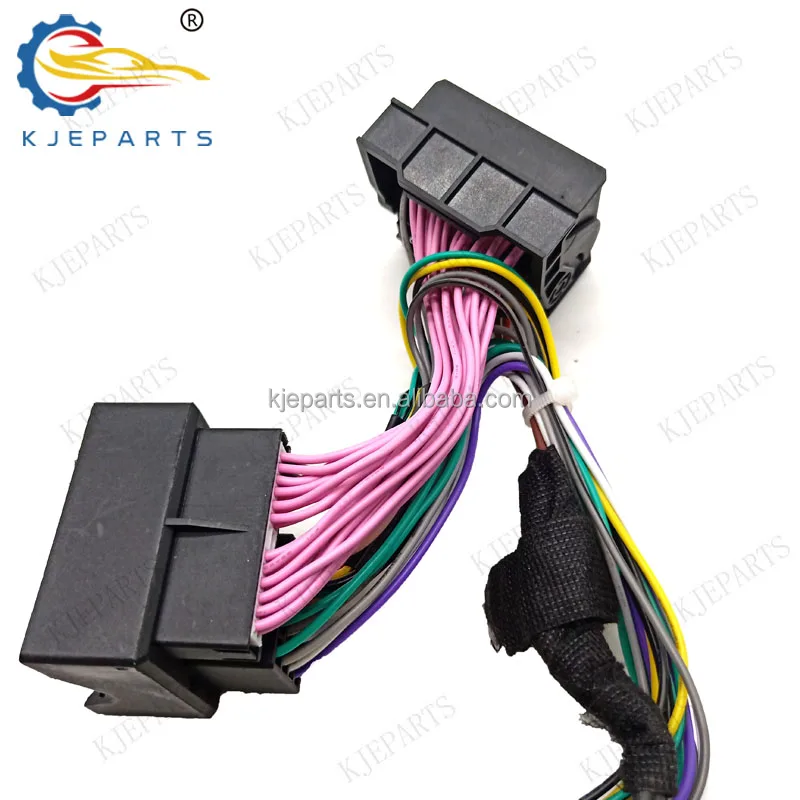 Car 40pin Adapter Complete Power Wiring Harness With Canbus For Benzs C ...