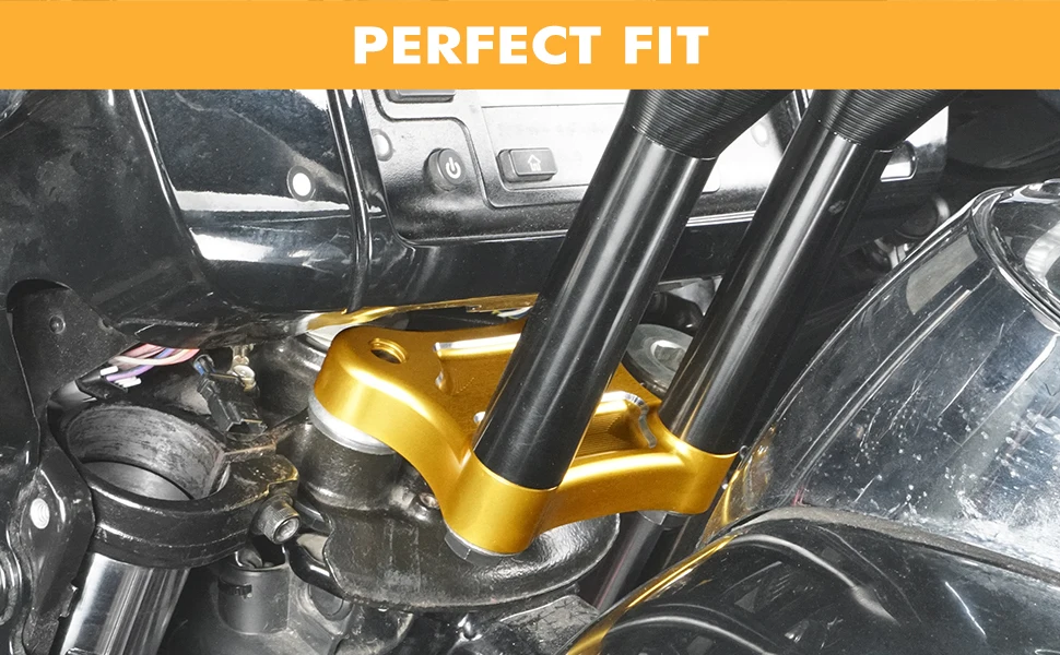 Nicecnc 2-1/2" Pull Back Plate Riser for Harley Street Glide