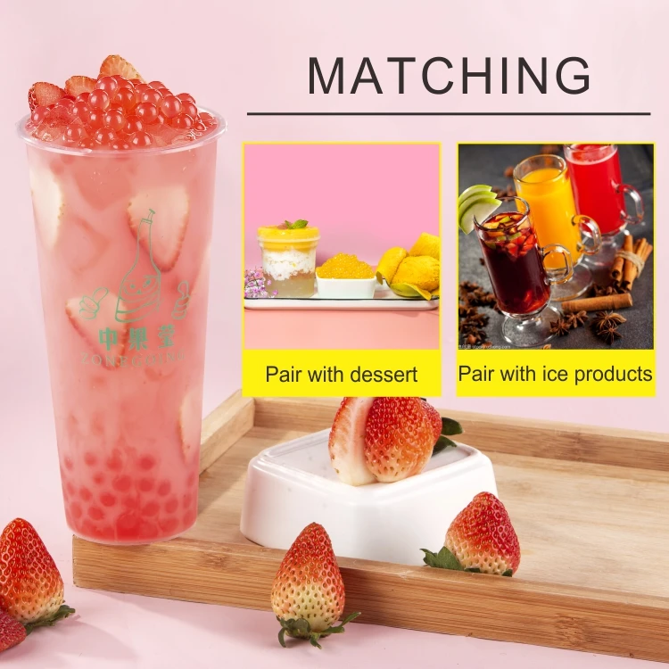 Mango Popping Boba - Sweet, Explosive Beads for Bubble Tea