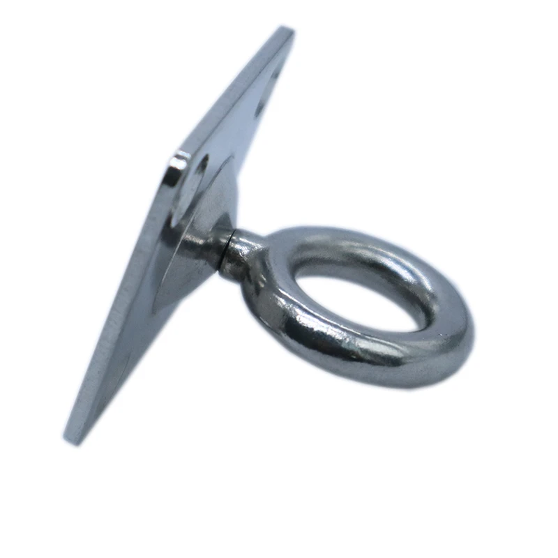 Marine Boat Accessories Staple Swivel Eye Hook Square Pad Eye Plate ...