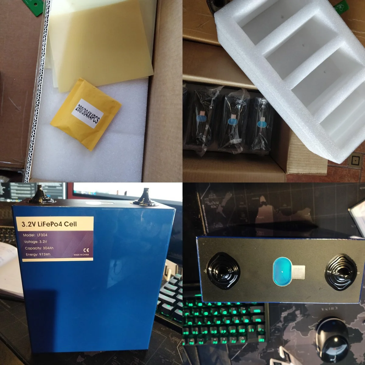 Brand New Standing Apexium 14.3kwh Battery Box 16s 51.2v 280ah Diy Kit ...