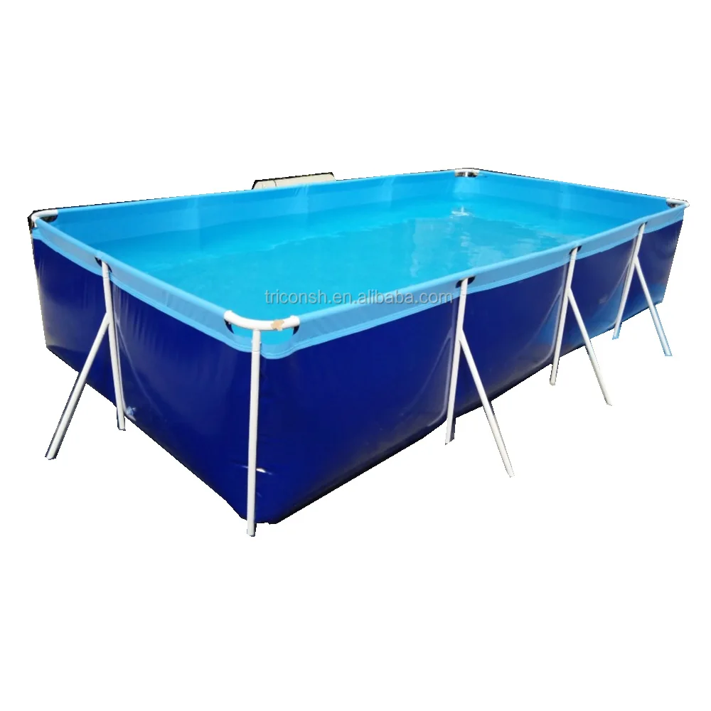 Wholesale Rectangular Frame Pvc Folding Swimming Frame Pool For Water ...
