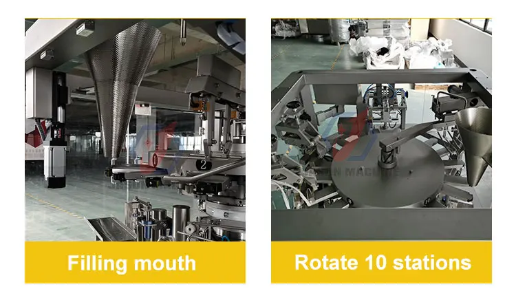 Easy to Operate Liquid Doypack Packing Machine for Sunflower Oil