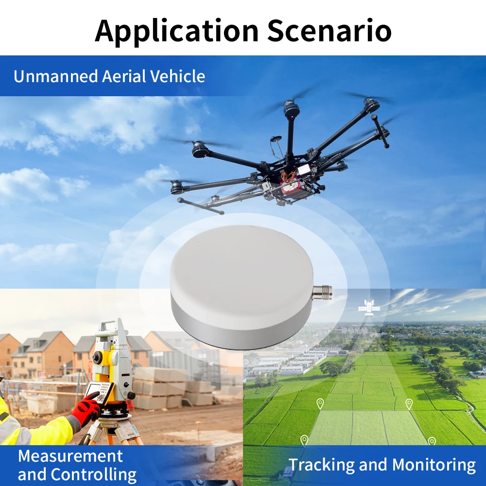 High Precision Gnss Rtk Gnss Receiver Gps Bds Glonass Three-system Tnc ...