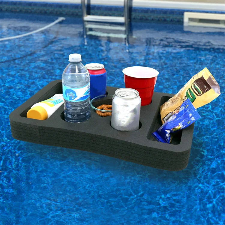 Floating Drink Holder Refreshment Table Tray for Pool Beach Party Float ...