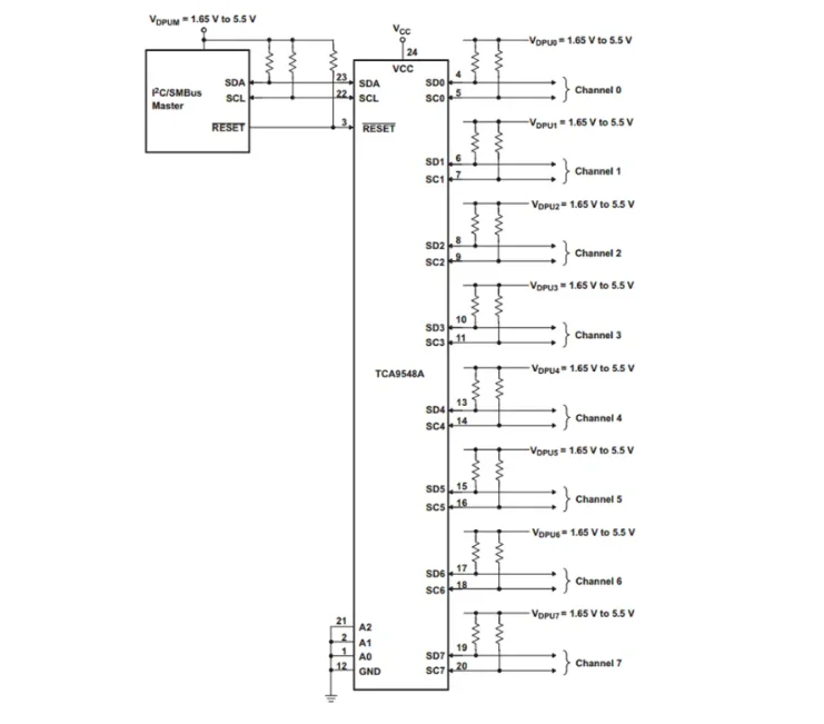 Tca9548a Cjmcu- 9548 Tca9548 1-to-8 I2c 8-way Multi-channel Expansion ...