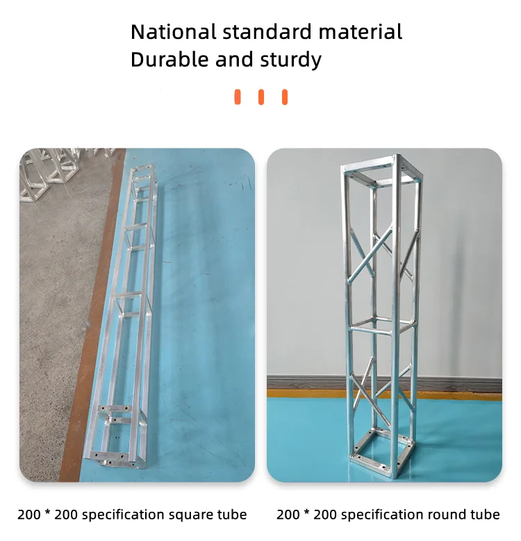 390*390mm Spigot Square/Box TrussHeavy Duty Truss Tower LiftSingle Row ...