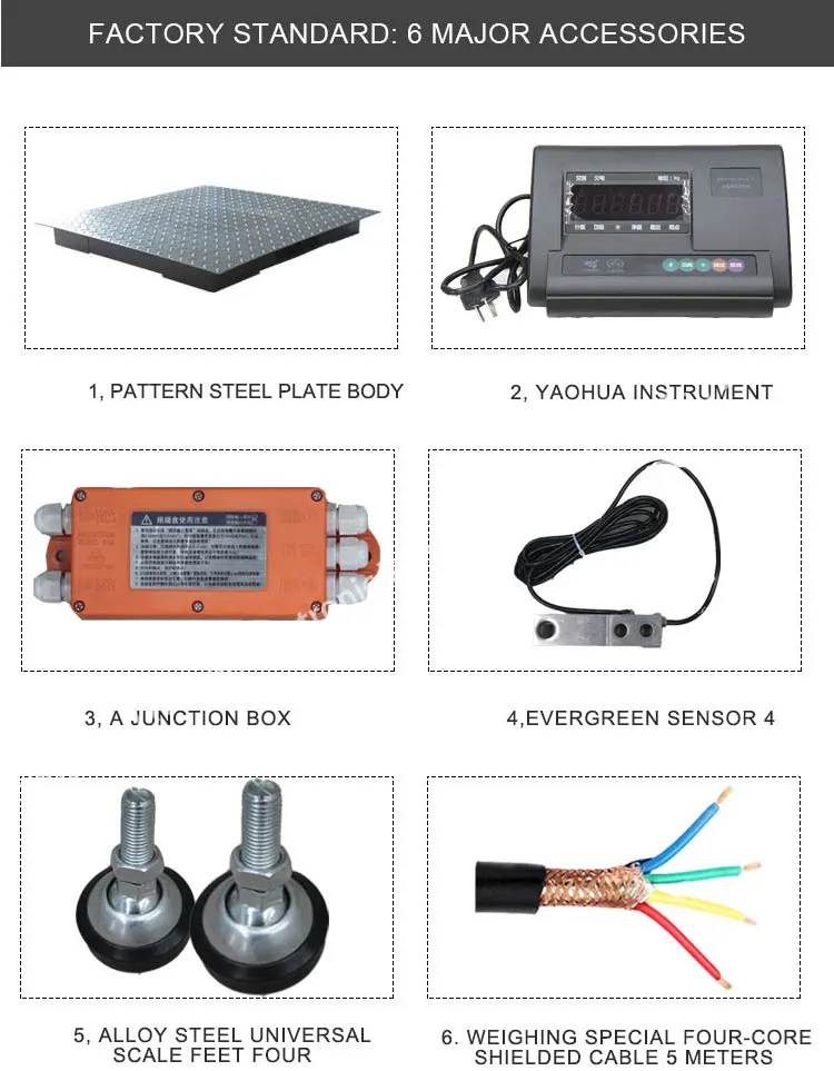 2t Cheap Cattle Pig Sheep Goat Digital Platform Weighing Scale 500kg ...