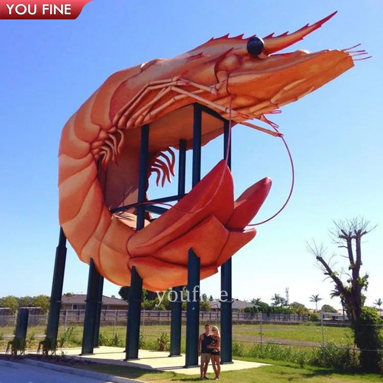 Outdoor City Street Decoration - Large Resin Lobster Statue